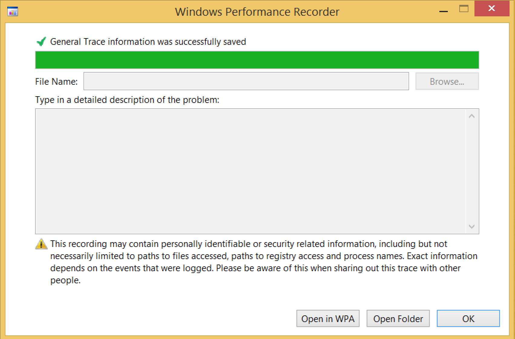 Windows Performance Recorder & Analyzer